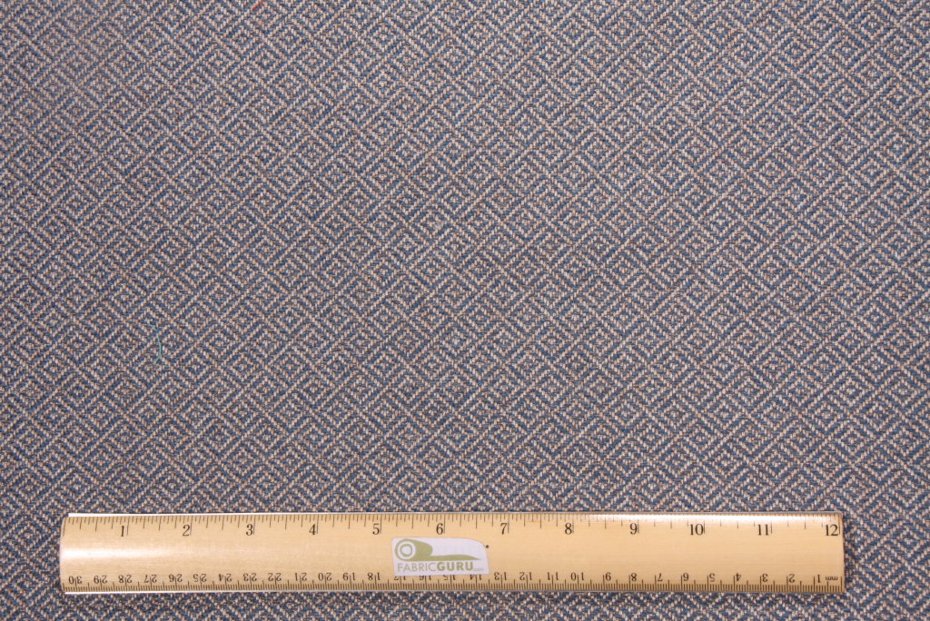 Hamilton Maze Woven Upholstery Fabric in Baltic