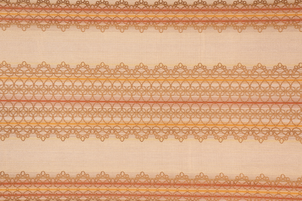 3.2 Yards RA Trinity Knot Upholstery Fabric in Tabasco