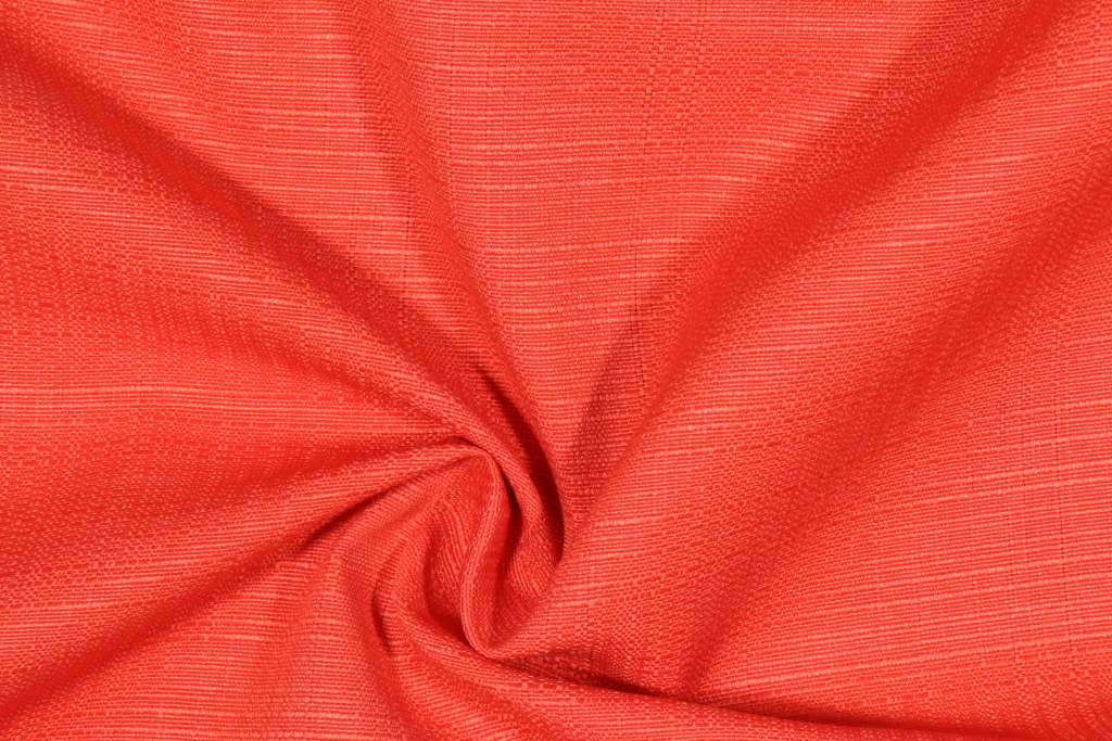 Richloom Forsyth Woven Poly Outdoor Fabric in Coral
