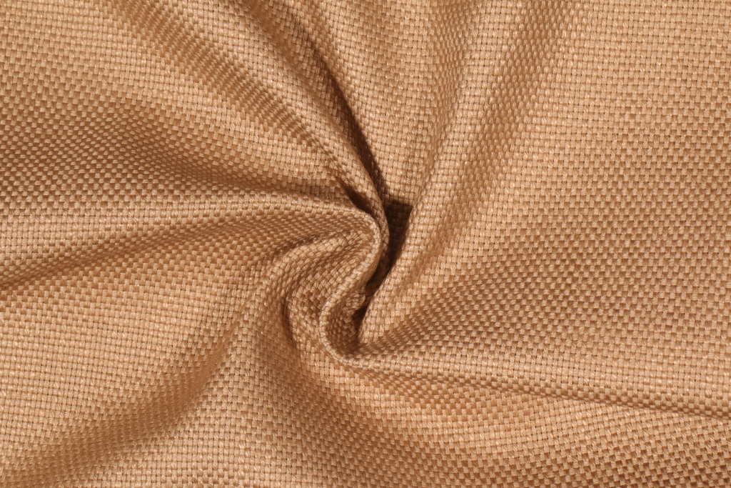 Kaufmann Slubby Basket Woven Cotton Decorator Fabric in Wheat