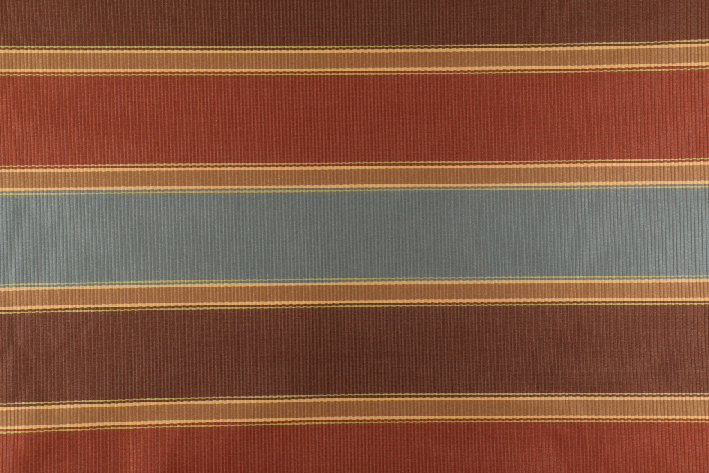 Woven Stripe Upholstery Fabric in Brown/Multi