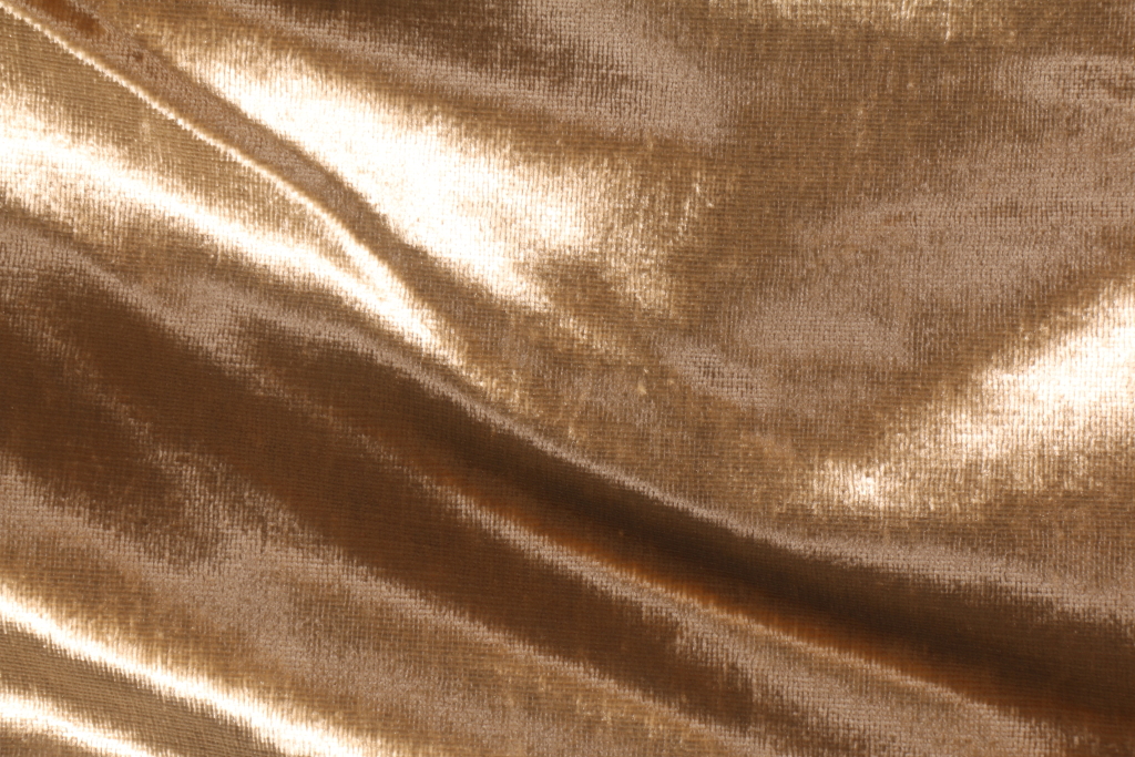 2.6 Yards Fabricut Velvet Upholstery Fabric in Champagne