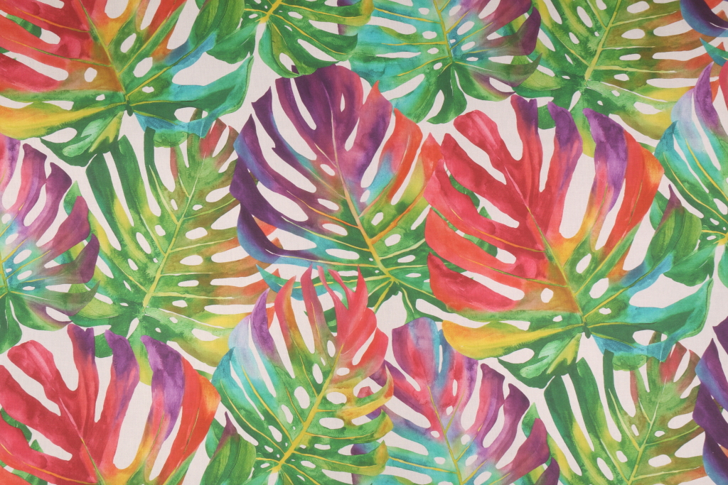 Hamilton Mauritius Printed Cotton Drapery Fabric in Tropics