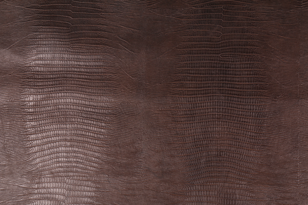 1 Yard Patterned Vinyl Upholstery Fabric in Espresso