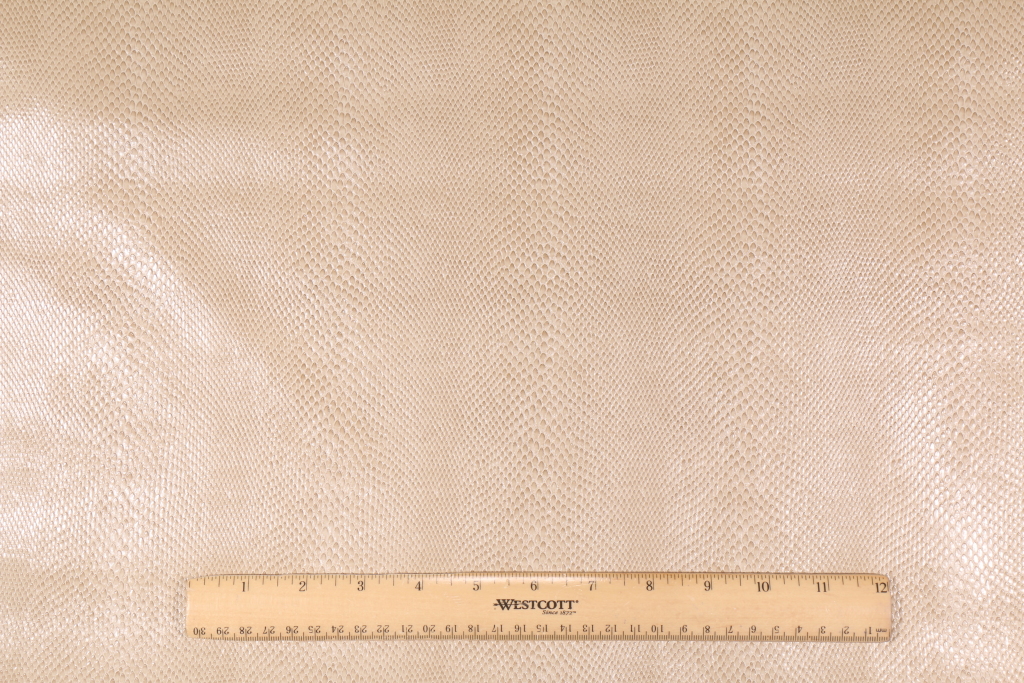 2.3 Yards Patterned Vinyl Upholstery Fabric in Pebble