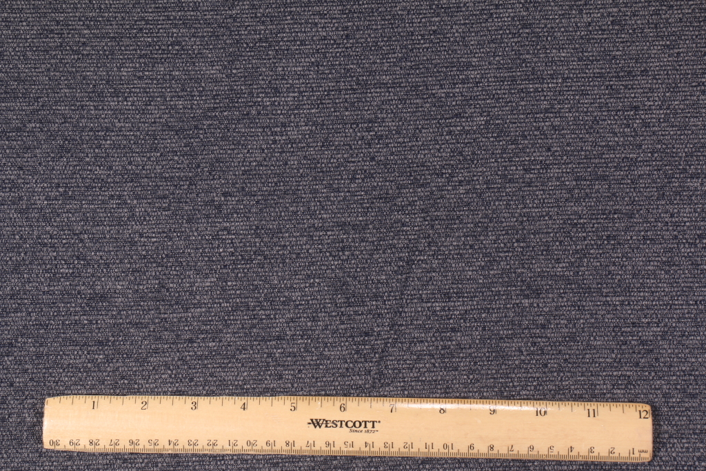 Robert Allen Neo Texture BK Chenille Upholstery Fabric in Indigo