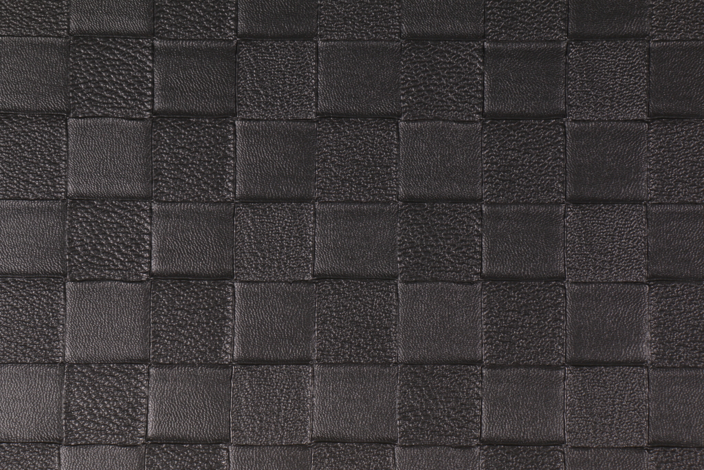 Kaufmann Becket Embossed Vinyl Upholstery Fabric in Black