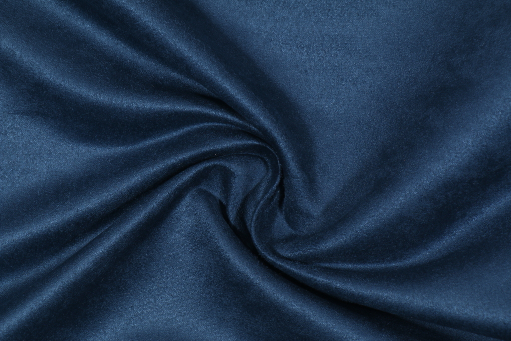 2.1 Yards Microfiber Suede Upholstery Fabric in Marine