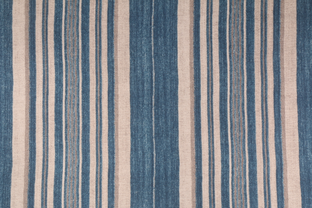 Richloom Ginormous Printed Cotton Linen Drapery Fabric in Indigo