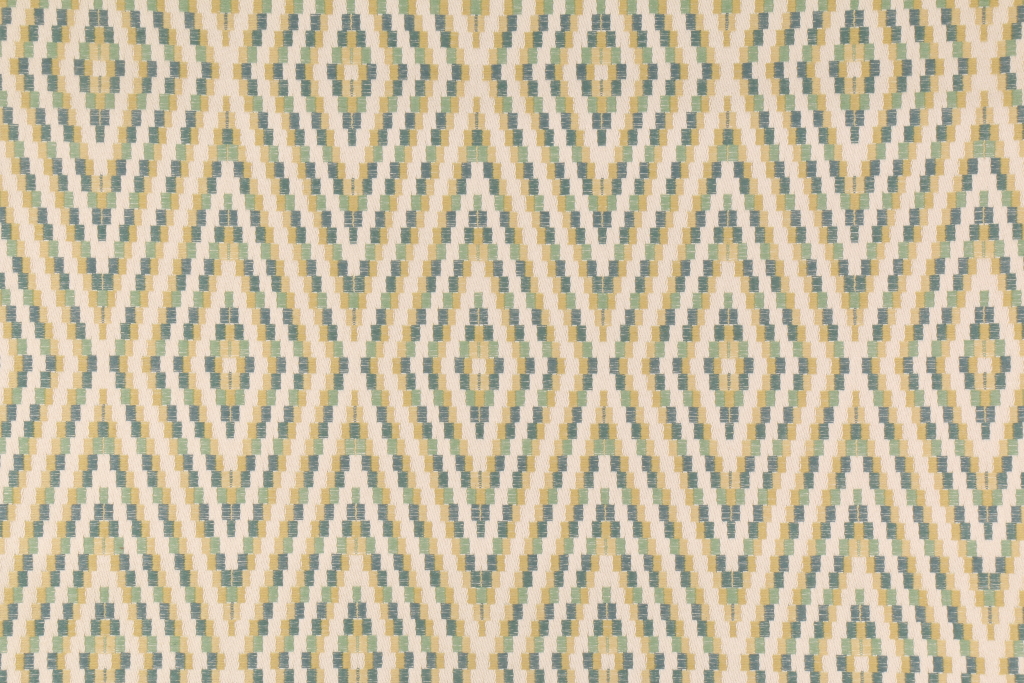 4 Yards Diamonds Tapestry Upholstery Fabric in Jade