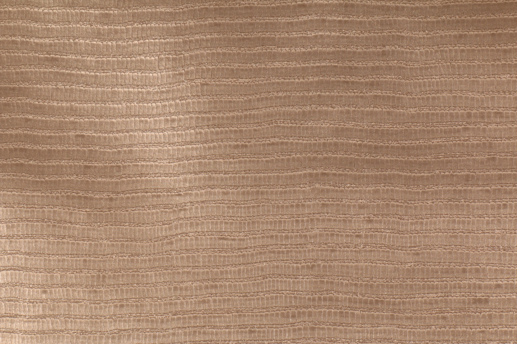 2 Yards Embossed Vinyl Upholstery Fabric in Gold Cane