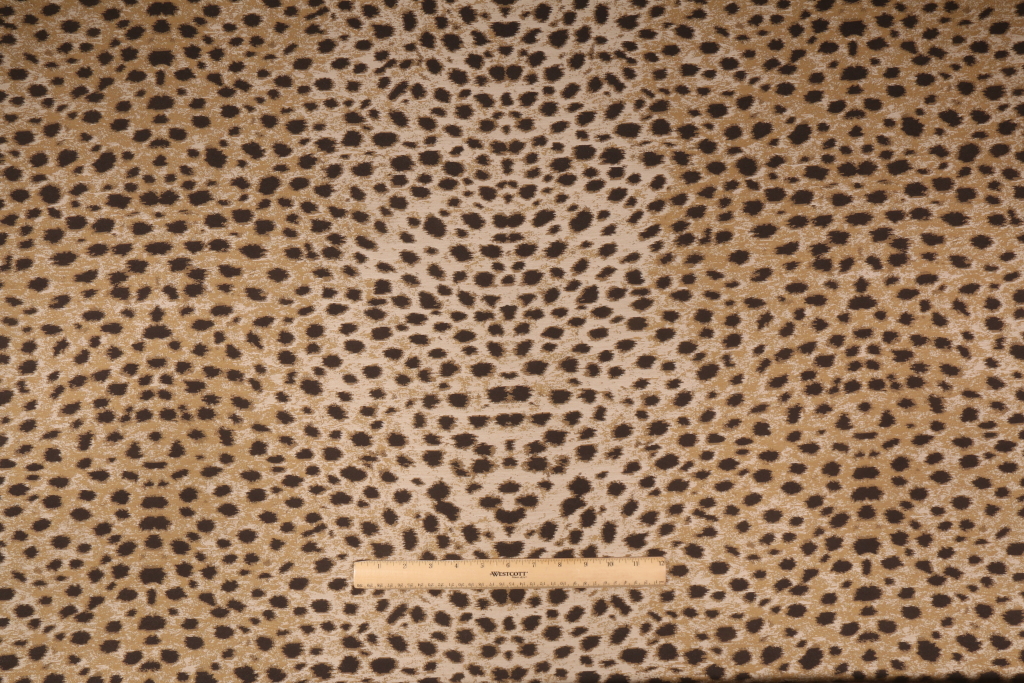 Sunbrella Leopard Skin Solution Dyed Acrylic Outdoor Fabric in Safari