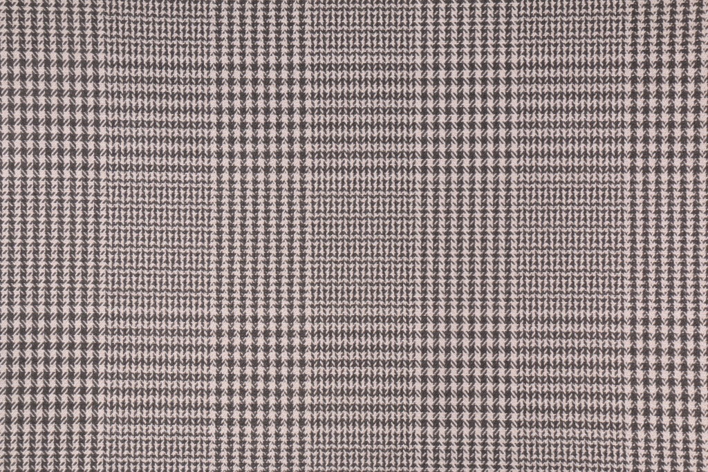 2.2 Yards Woven Plaid Upholstery Fabric in Grey