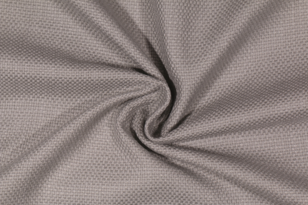 Kaufmann Slubby Basket Woven Cotton Decorator Fabric in Smoke