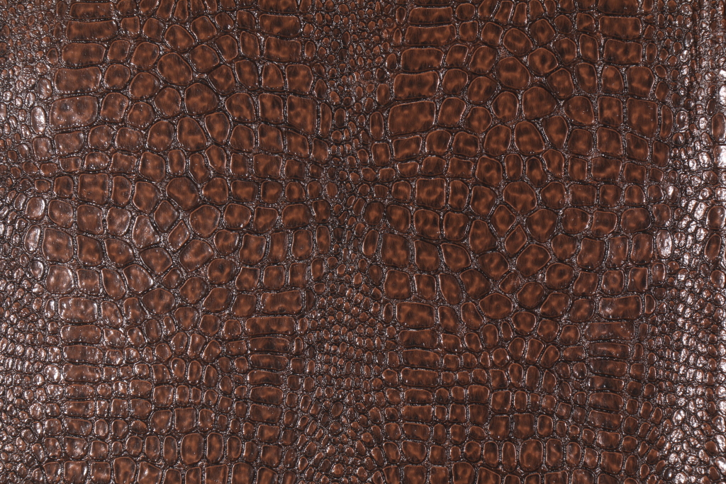 Richloom Kooba Embossed Vinyl Upholstery Fabric in Copper