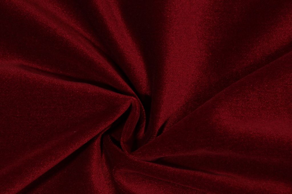 JB Martin Velvet Upholstery Fabric in Cordovan