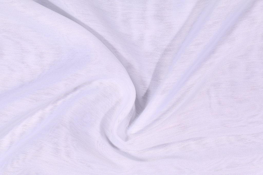 1.6 Yards Tinted Batiste Polyester Sheer Drapery Fabric in Snow 118 wide