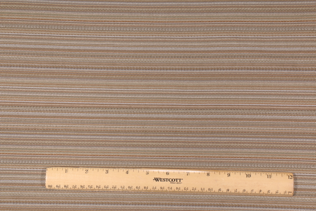 8.7 Yards Phifer Woven Olefin Outdoor Fabric in Brown Multi Stripe
