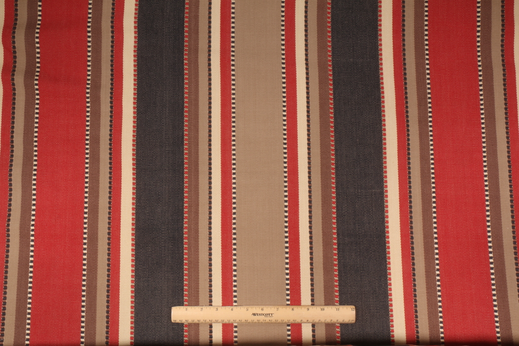 Ruth Fabrics Apache Upholstery Fabric in Black Holly