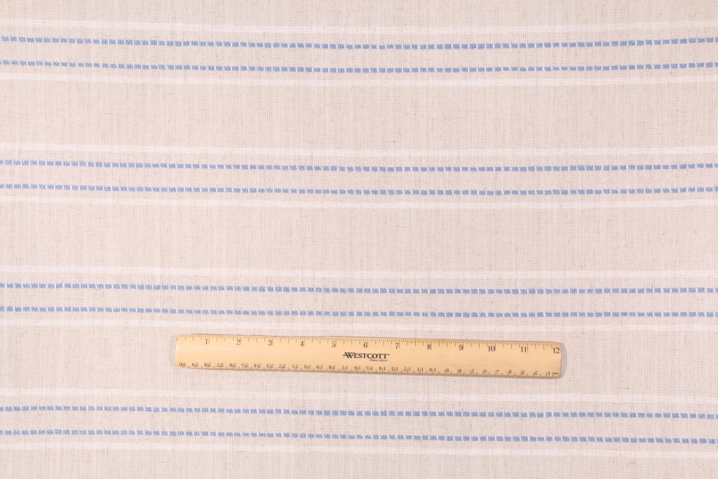 Richloom Fowler Stabilized Poly Linen Upholstery Fabric in Bluebell