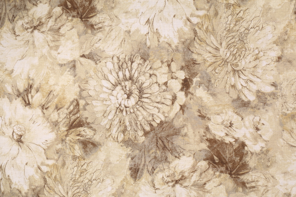 Ashfield - Splendid in Gilded Printed Cotton Drapery Fabric by Mill Creek