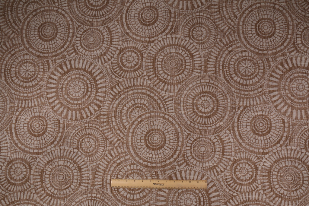 4.63 Yards Covington Wheeling Woven Upholstery Fabric in Antique