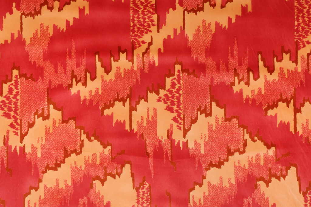 2 Yards Designer Velvet Hand Printed Italian Made Cotton Velvet ...