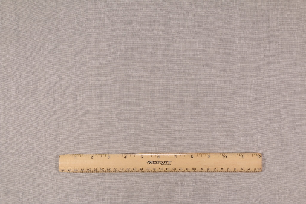 5.5 Yards Robert Allen Milan Solid Italian Linen Drapery Fabric in Sterling