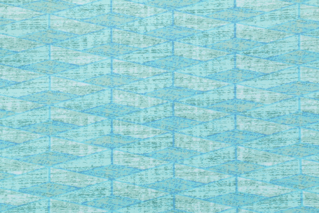 Tempo Terrasol Artex Printed Poly Outdoor Fabric in Lagoon
