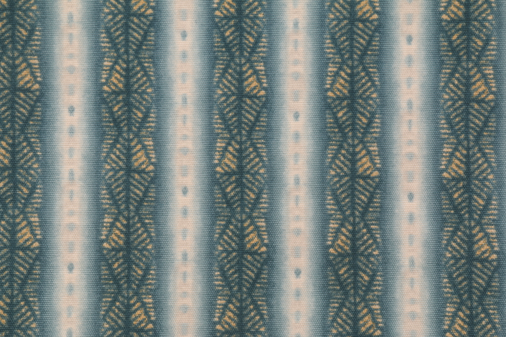 Waverly Inkscape Printed Cotton Drapery Fabric in Teal