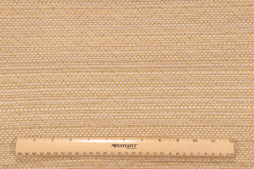 4.13 Yards Janus et Cie Shoal Woven Polyolefin Outdoor Fabric in Daffodil