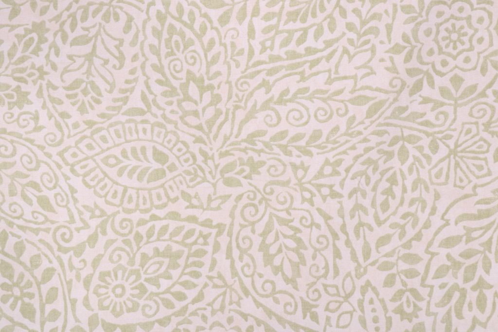 PK Lifestyles Cast A Shadow Printed Cotton Drapery Fabric in Celery