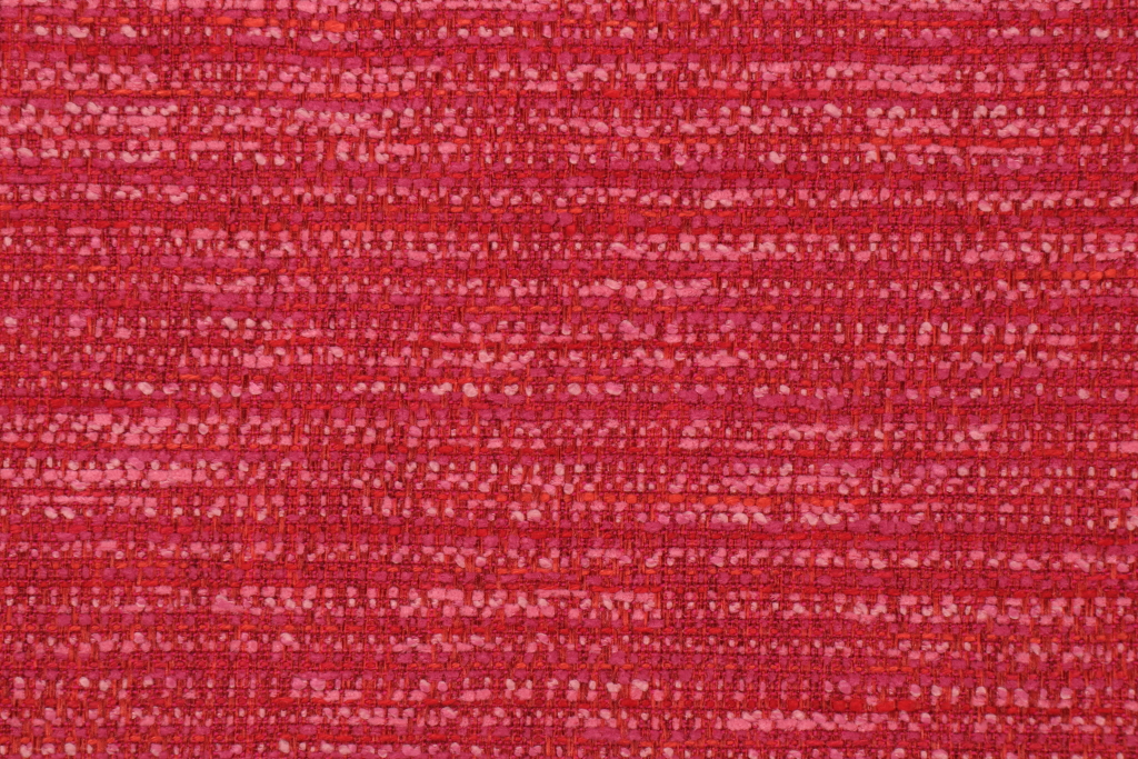 Posley Woven Upholstery Fabric in Raspberry