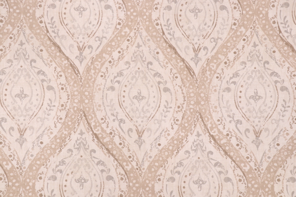 13 Yards Magnolia Home Ariana Printed Cotton Drapery Fabric in Linen