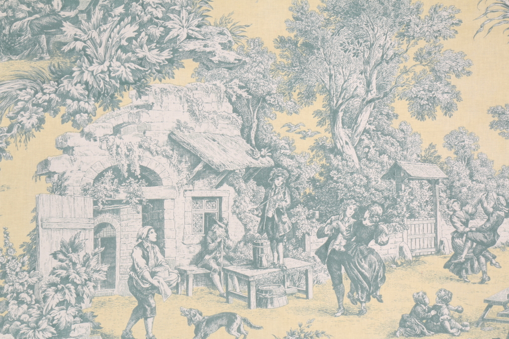 Portfolio Scenic Toile Printed Cotton Drapery Fabric
