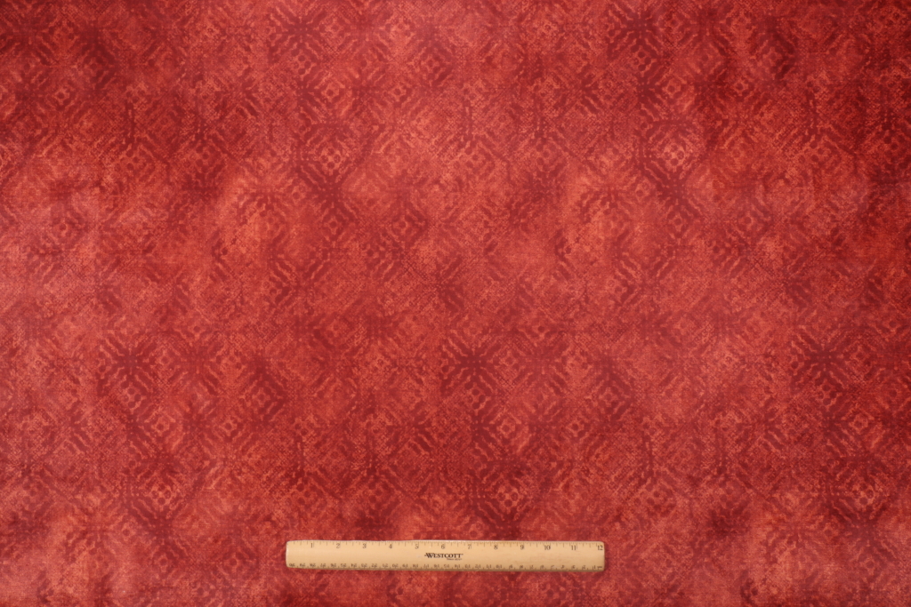 PK Lifestyles Velour Texture Printed Velour Decorator Fabric in Currant