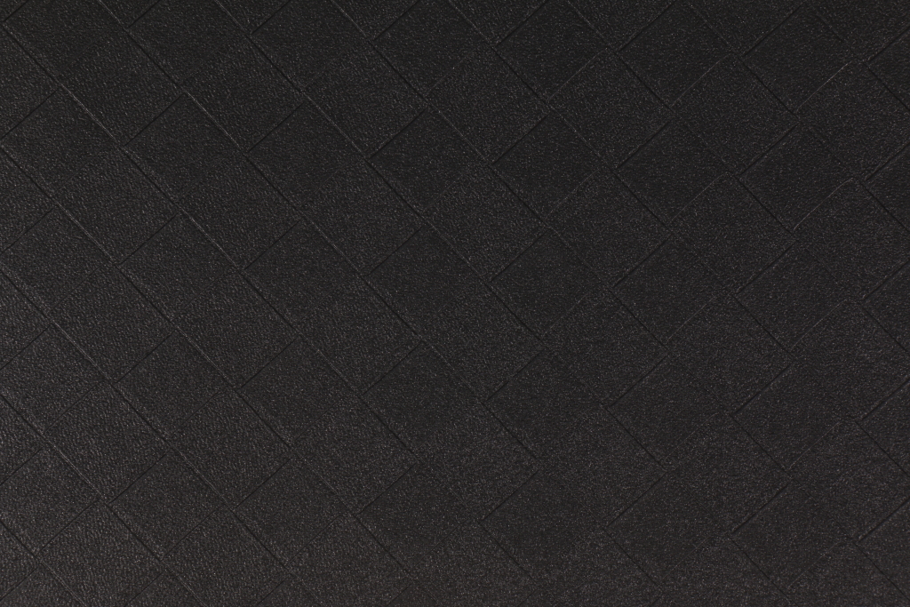 3 Yards Richloom Beveled Patterned Vinyl Upholstery Fabric in Black