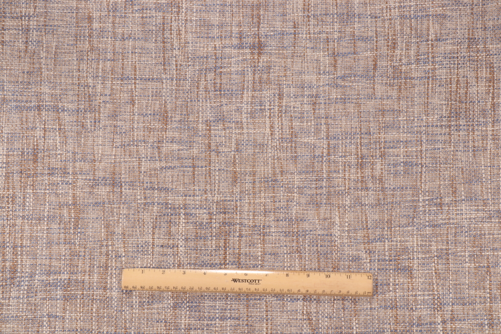 Crypton Aladdin Texture Woven Upholstery Fabric in Blue