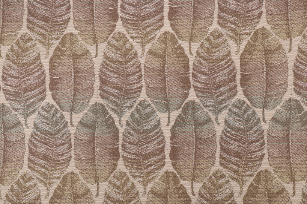4.13 Yards Phifer Geobella Leaves Woven Olefin Outdoor Fabric in Meadow