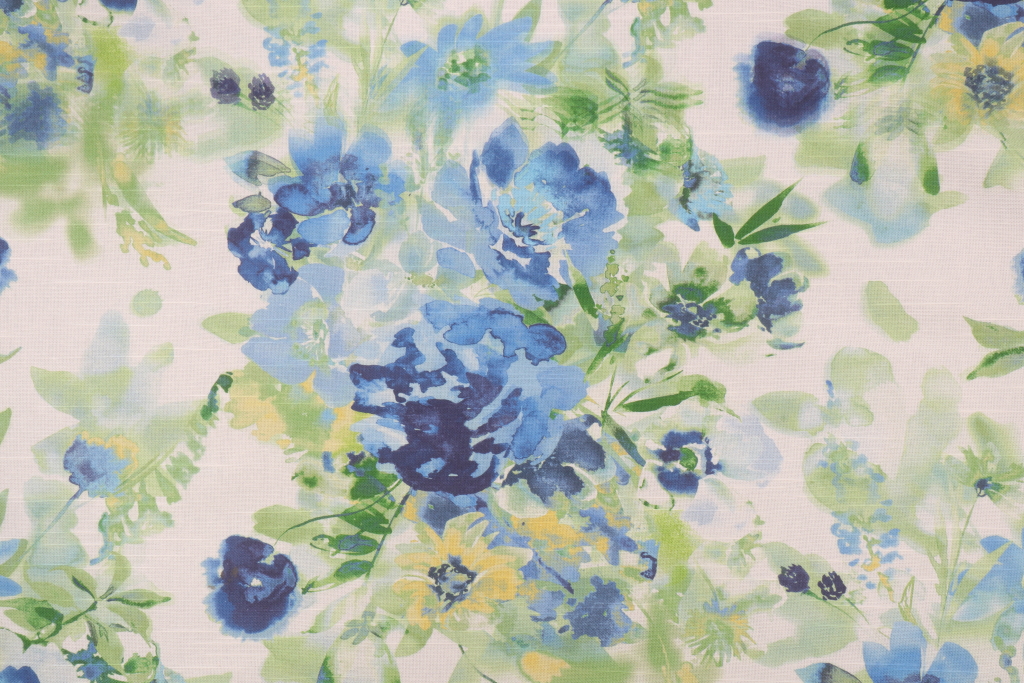 PK Lifestyles Artist's View Printed Cotton Drapery Fabric in Luna