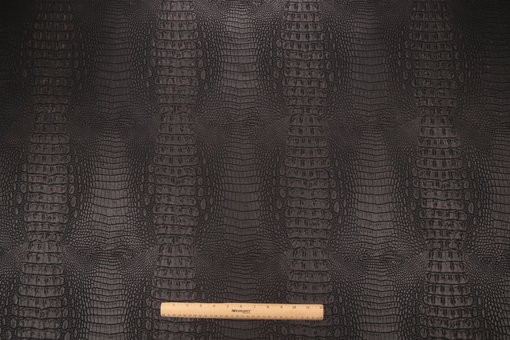Richloom Crock Embossed Vinyl Upholstery Fabric in Graphite
