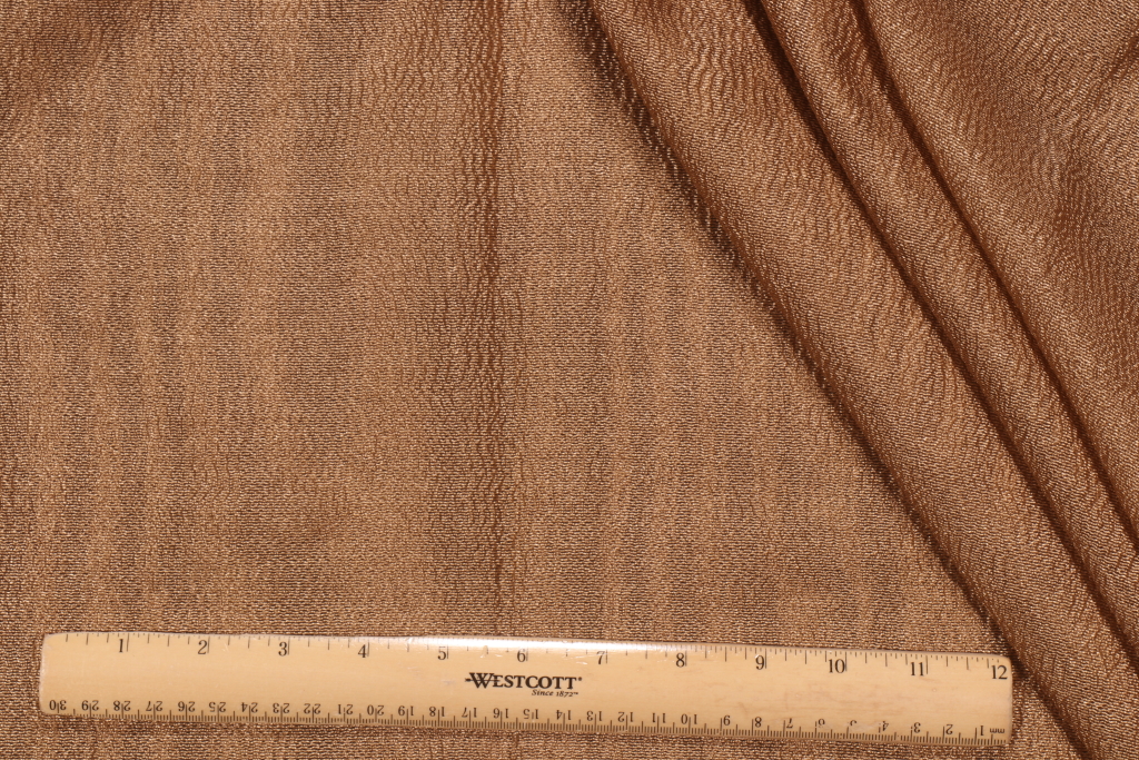 1 Yard Lelievre Paris Zef Woven Sheer Drapery Fabric in Or