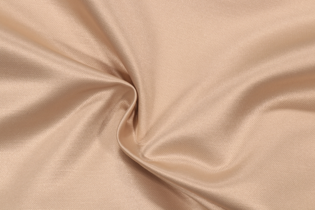 2 Yards Fabricut Solid Woven Cotton Decorator Fabric in Beige
