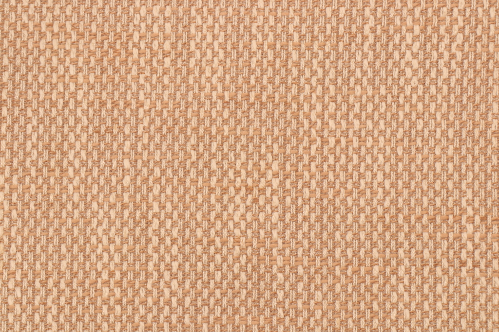 2.25 Yards Fabricut Basket Weave Woven Upholstery Fabric in Tan