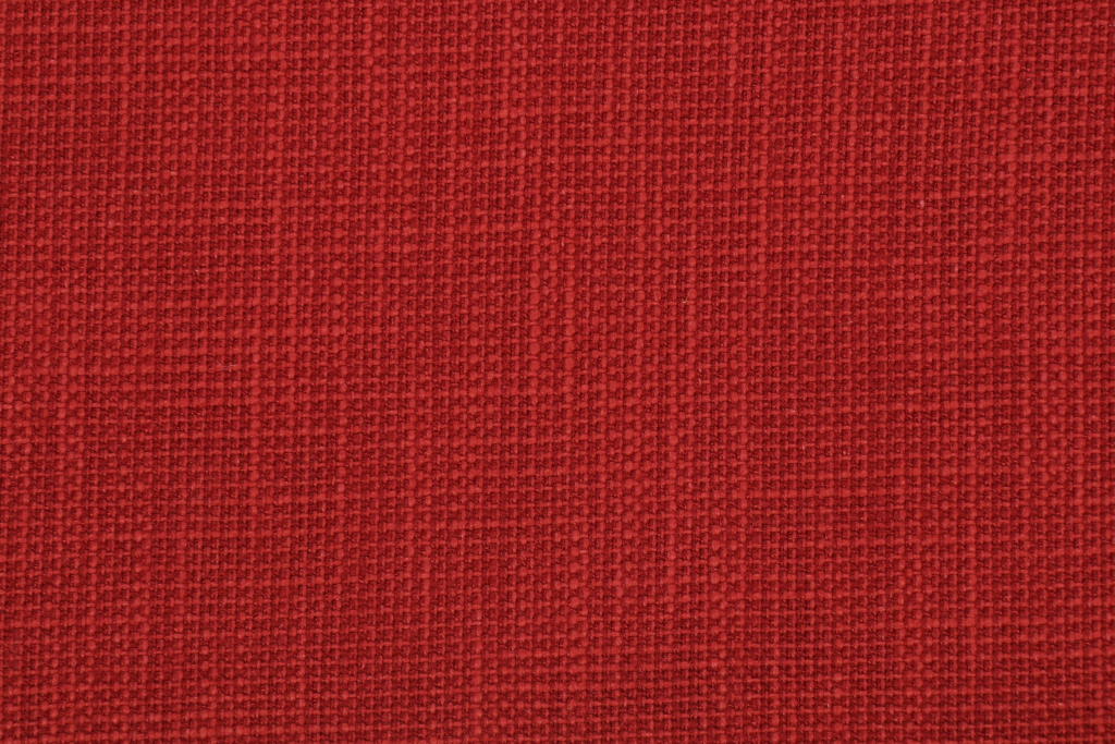 3.5 Yards Fabricut Solid Woven Textured Upholstery Fabric in Red