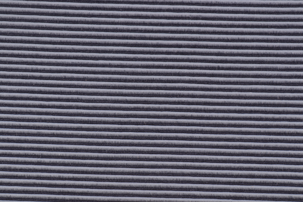3 Yards Small Stripe Woven Upholstery Fabric in Navy