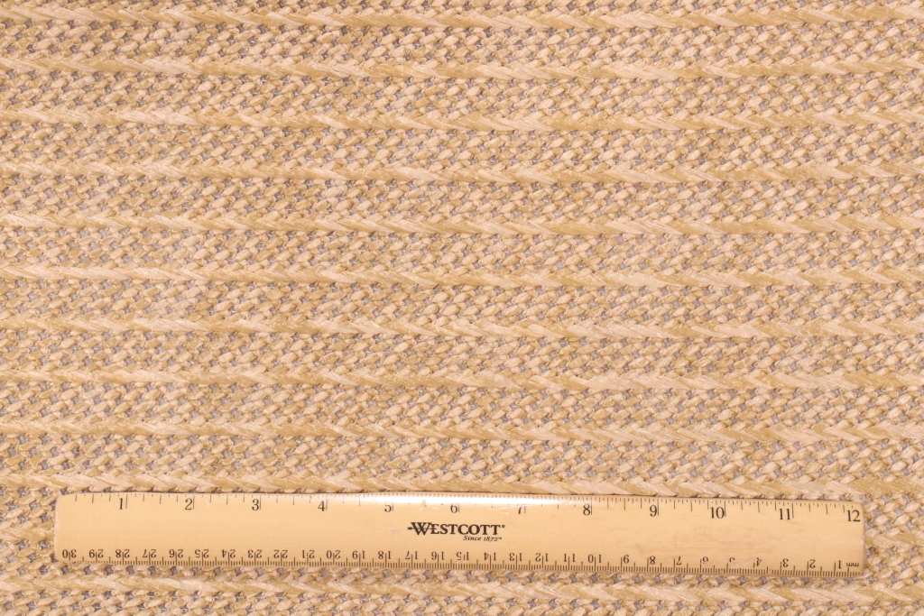 11 Yards Solid Woven Outdoor Poof Fabric in Straw