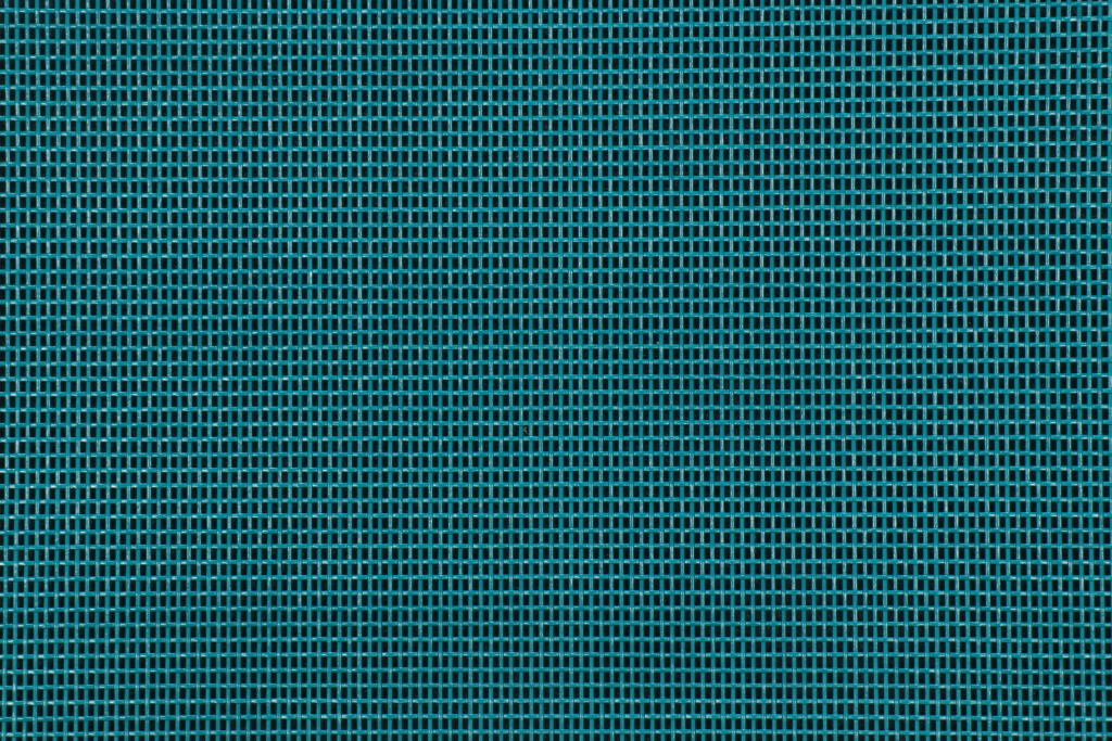 Open Mesh Woven Vinyl Mesh Sling Chair Outdoor Fabric in Mayan Teal