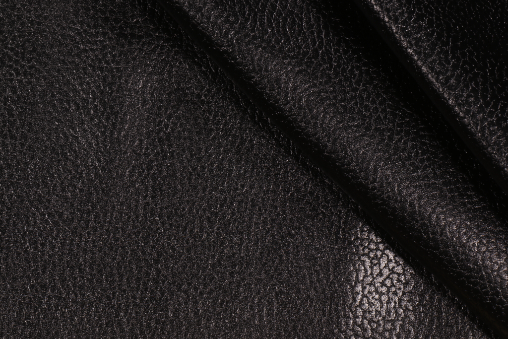 4.5 Yards Wolverine Vinyl Upholstery Fabric in Black