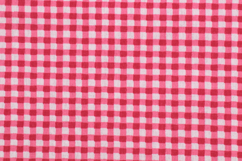 10 Yards PK Lifestyles Gingham Printed Cotton Drapery Fabric in Red